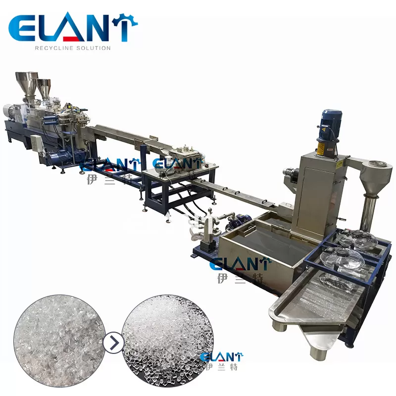 PET Bottle Washing Recycling Line | Plastic Pelletizer Machine - Elant ...