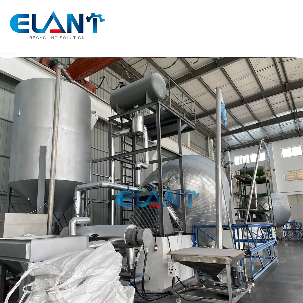SSP System for Bottle-grade PET - Elant Machinery